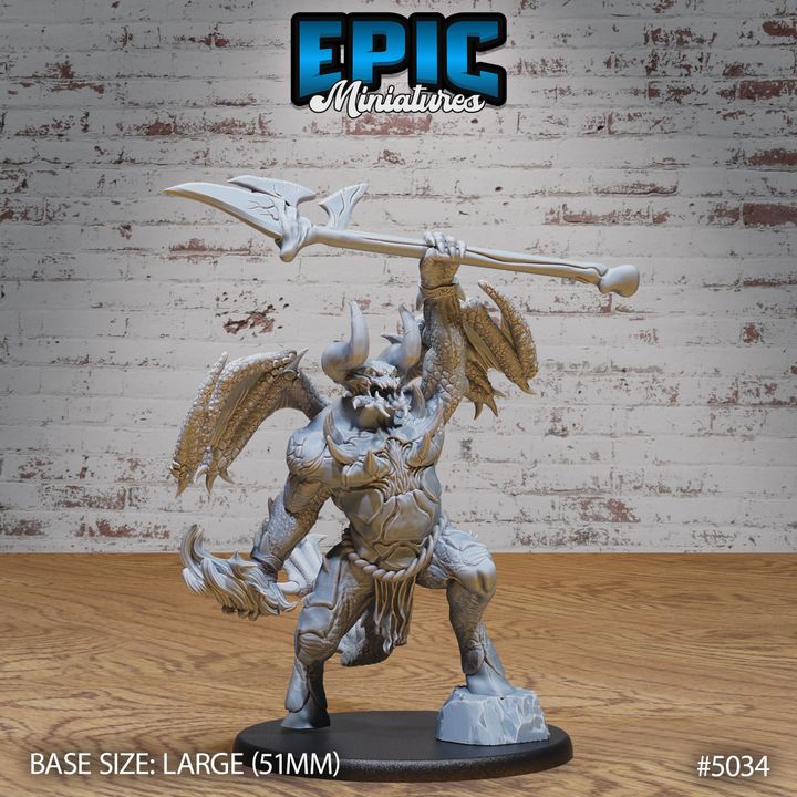 3D Printable Wrath Devil Victory / Demon Warrior / Demonic Beast / Diablo Guard / Hell Spawn ...